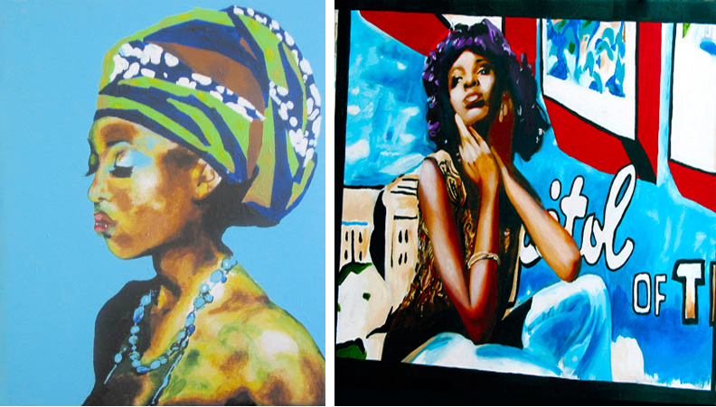 Dawn Okoro, peintre afro-américaine – Afroculture.net