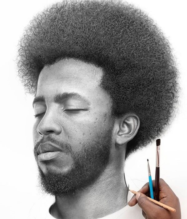 Hyperrealistic drawings by Nigerian artist Arinze Stanley – Afroculture.net