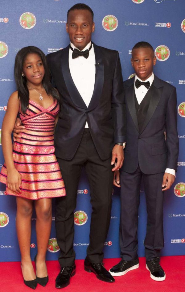 Didier Drogba, his wife Lalla & his children – Afroculture.net