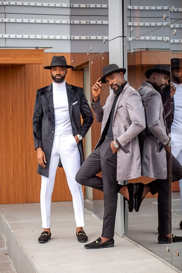 Dandy style: Ric Hassani & Mawuli Gavor elegant in Pappaz Attirez ...
