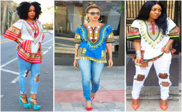 Women’s Dashiki : 10 trendy ways to wear your Dashiki t-shirt ...